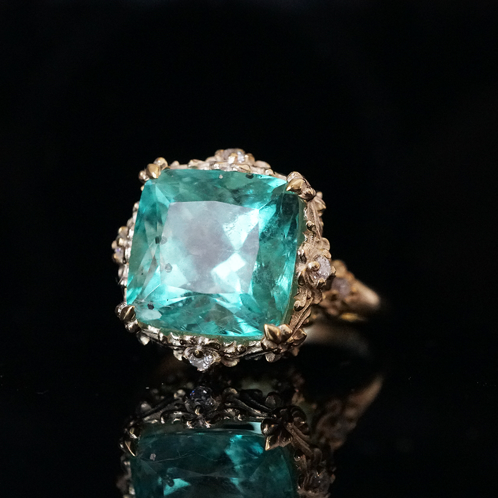 One Of A Kind: Grand Duchess Mint Colombian Emerald Ring, 5.12ct