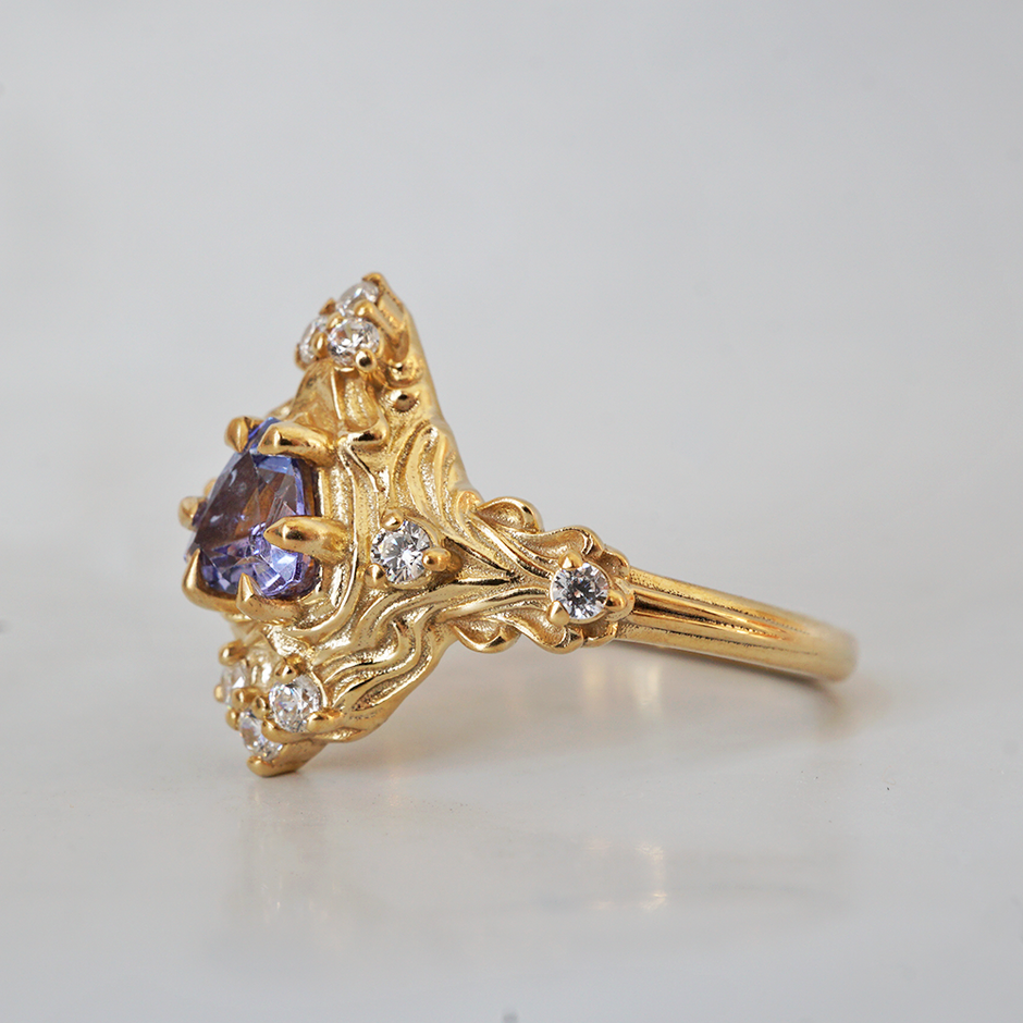 14K Fine Gemstones Rings- Tippy Taste Jewelry