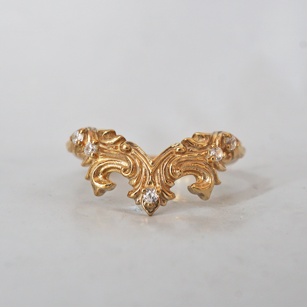 Achilles Wing Ring – Gilded Wing-Inspired Gold Statement Ring in 14K ...