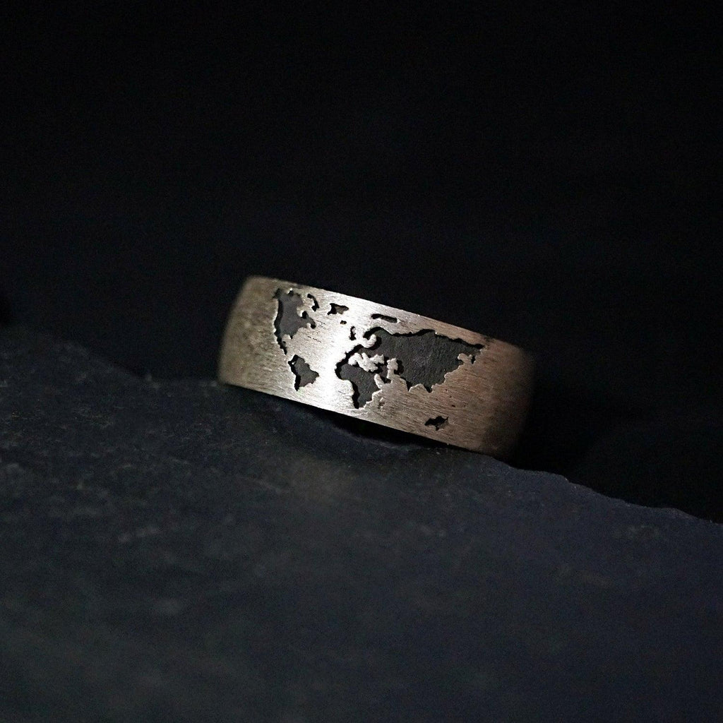 You Mean The World Ring in Sterling Silver and 14K Gold, 8mm – Tippy ...