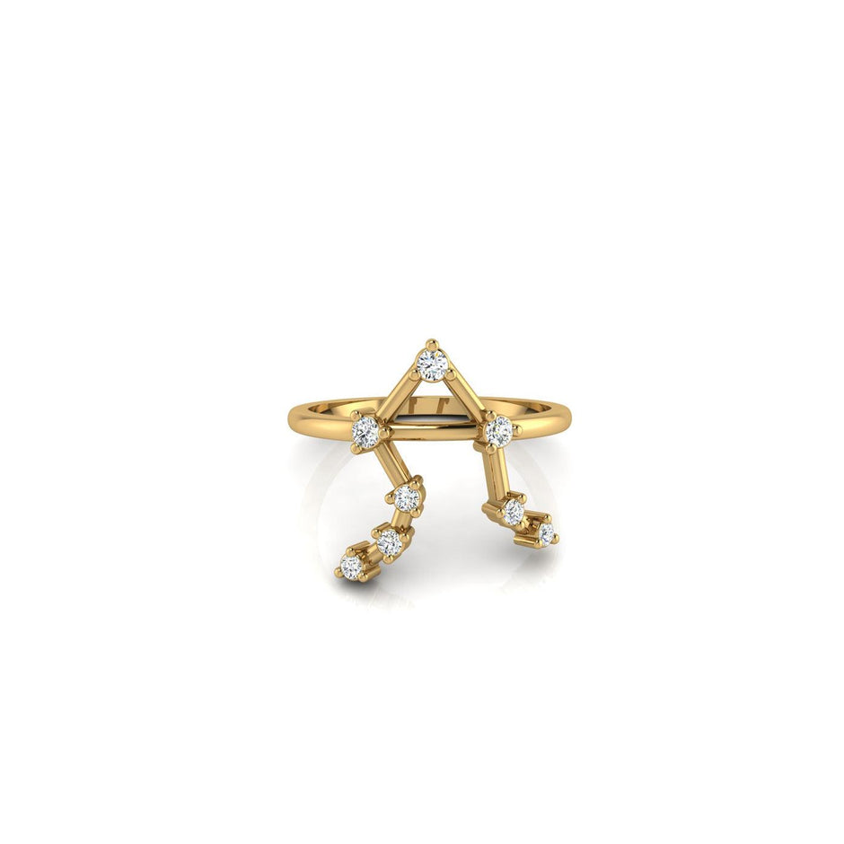 Libra Constellation Ring