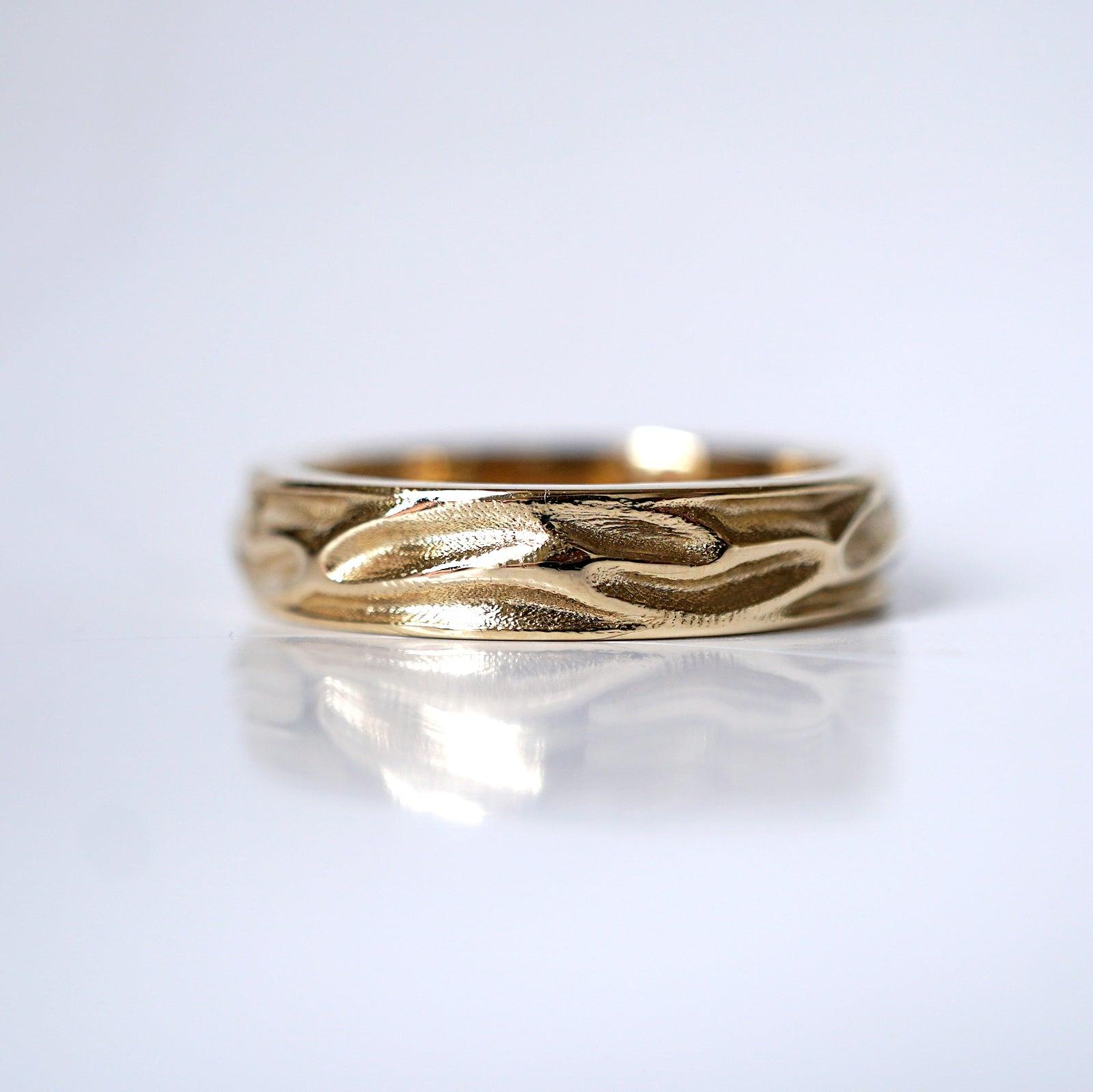 Liquid Ring in Sterling Silver, 14K Gold and 18K Gold, 5mm