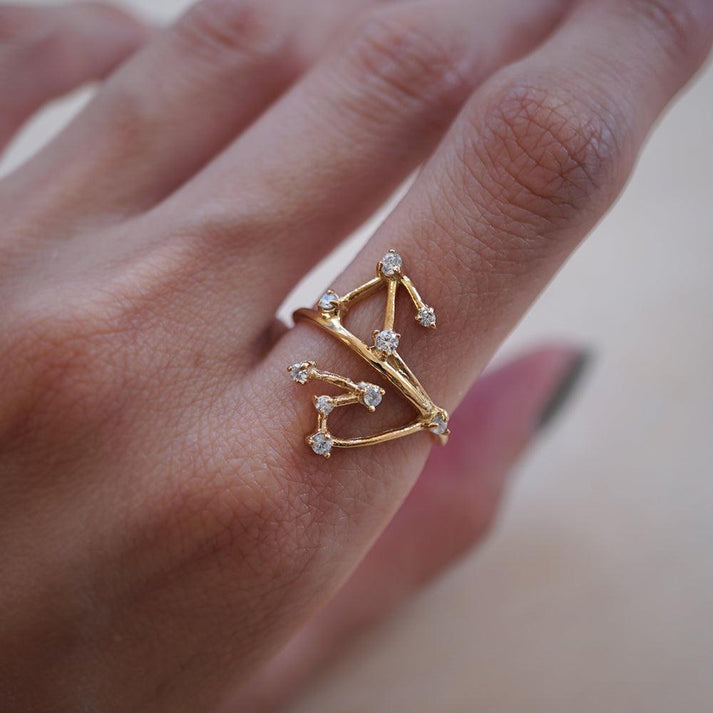 Scorpio Constellation Ring