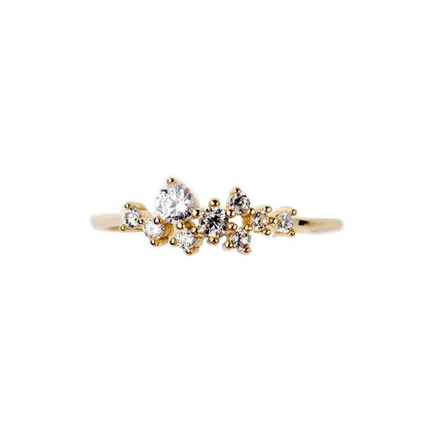 14K Snow Queen Dainty Ring – Tippy Taste Jewelry